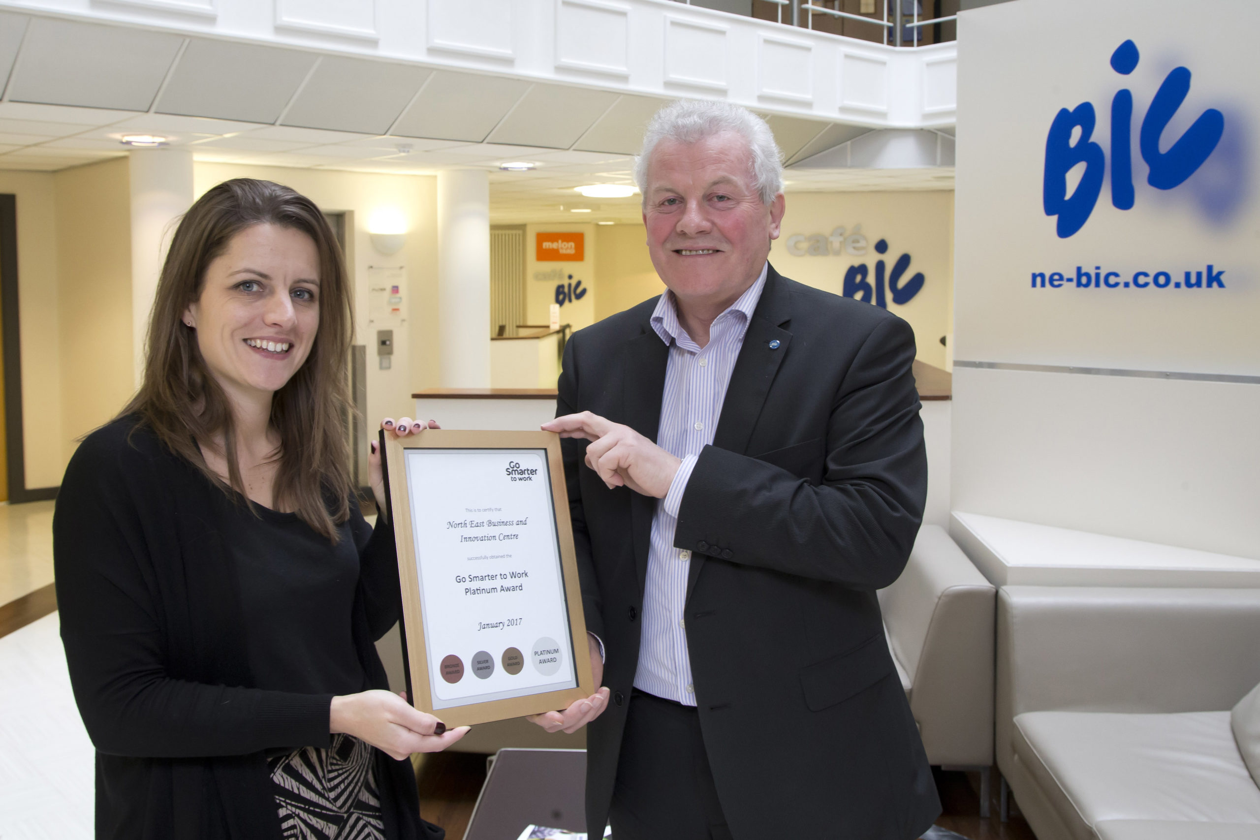 Go Smarter to Work awards first platinum accolade to the BIC - North ...