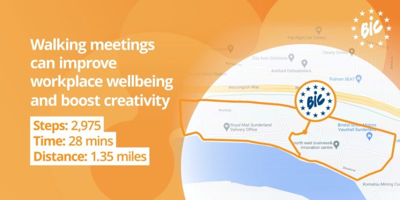 How to walk and talk your way to workplace wellness - North East BIC