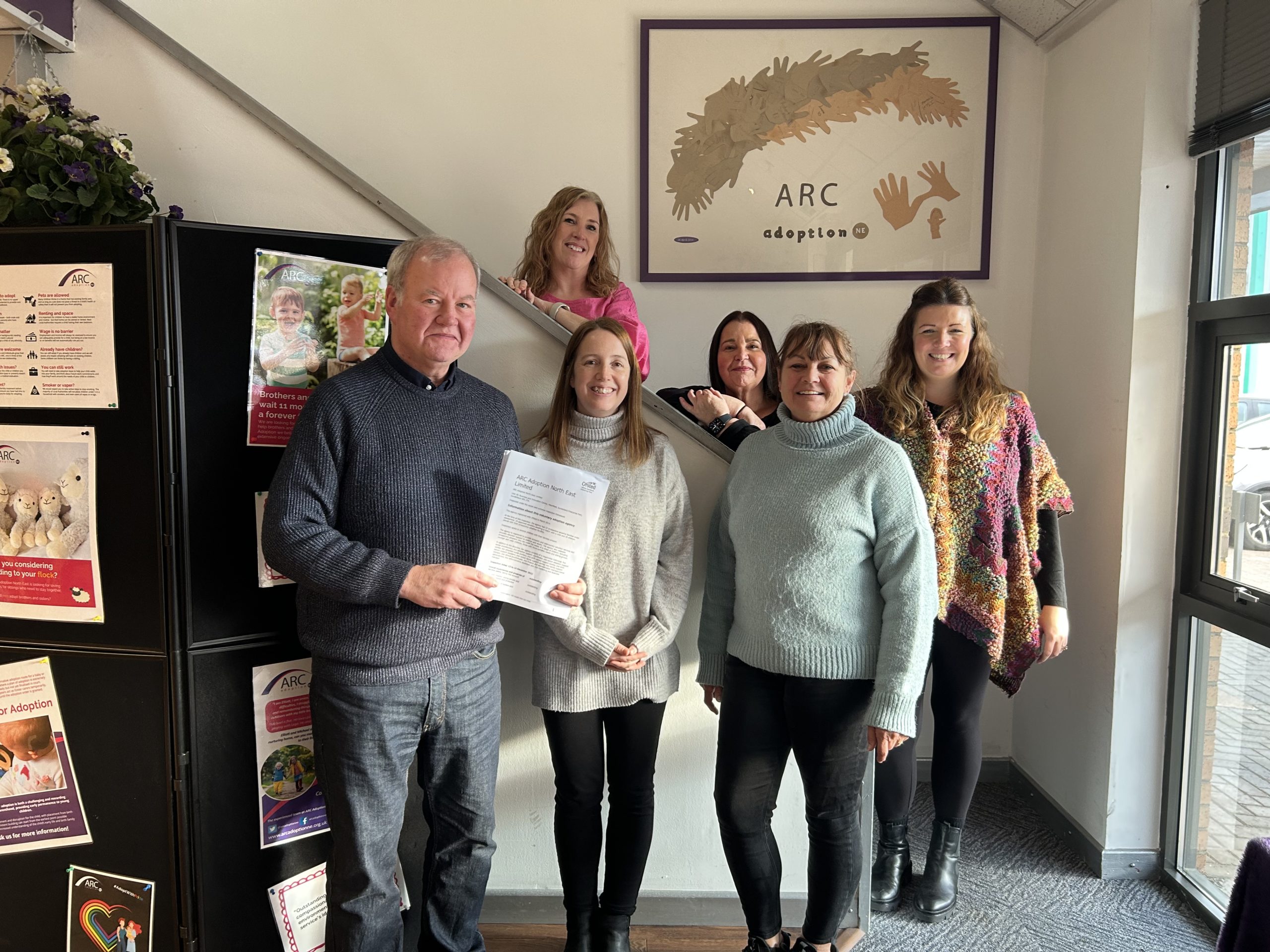 ARC Adoption NE Celebrates ‘Outstanding’ Ofsted rating - North East BIC